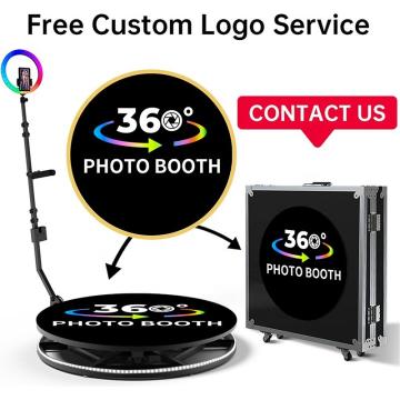 Quality 80-120CM Rotating Stand Wedding Fantasy 360 Photo Booth Overhead Machine with for sale
