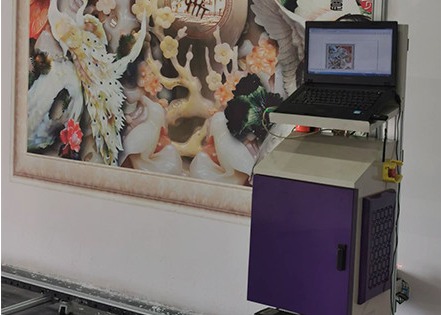 Quality 30sqm/H EPSON Printhead Wall Mural Printing Machine for sale
