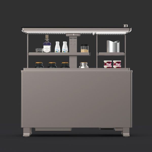 Quality Smart and Space-Saving Multifunction Lift Freezer Conference Table for Modern for sale