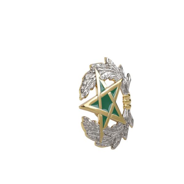 Quality Personalized Sheriff Detective Police Metal Badge Chinese Logo Pentagram Lapel for sale