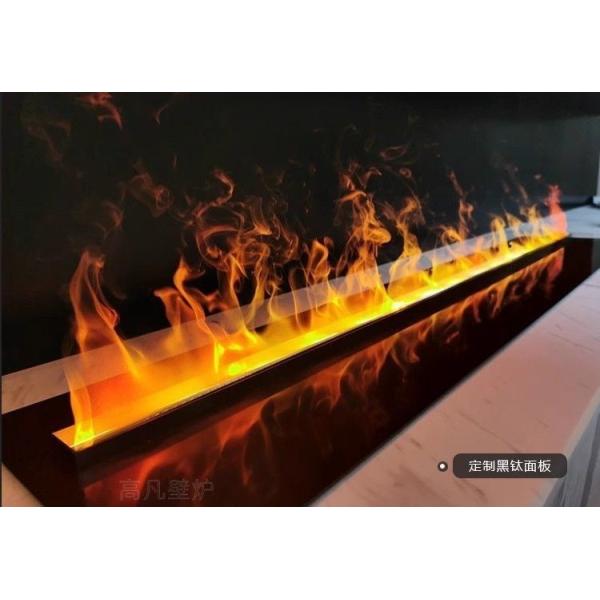 Quality Brown Electric Fireplace With Added Moisture Humidifier And Overheating for sale
