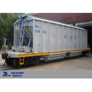 Quality AAR Limestone Railway Hopper Wagons Removable Roof 70t Load for sale