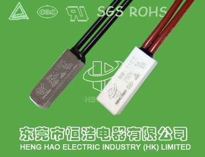 Quality Electric Motors Thermal Protection Switch , Bimetal Thermal Cut Out for sale