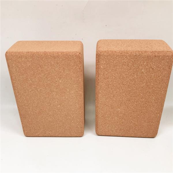 Quality 4 Inch Cork Yoga Block Bricks Studio Grade Improve Stability For Exercise for sale