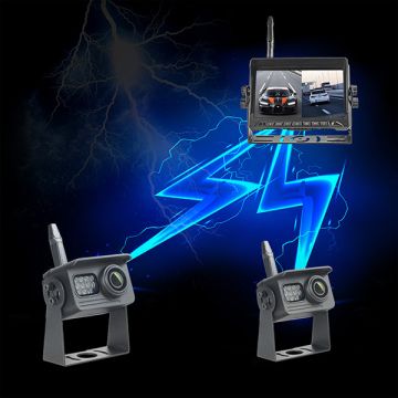 Quality HD 1080P 7 Inch RV Wireless Backup Camera IPS Screen DVR Recorder for sale