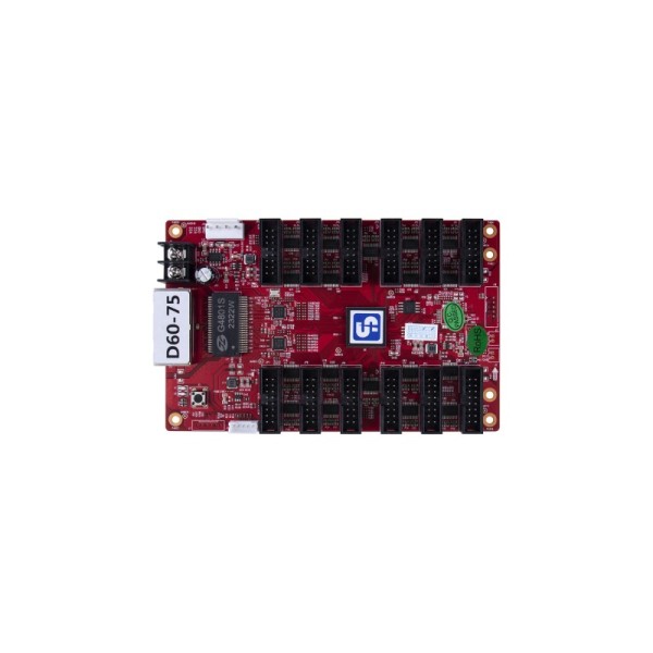 Quality Sysolution receiving card D60-75, 12HUB75E ports for fine pitch led modules,led video wall for sale
