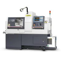 Quality CNC SWISS TYPE AUTOMATIC LATHE SM125 HORIZONTAL 2 SPINDLE 5 AXIS CE for sale