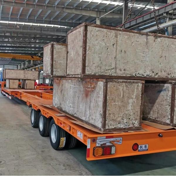 Quality Flatbed 3 Axles 40FT Container Semi Trailer for Container Transportation for sale