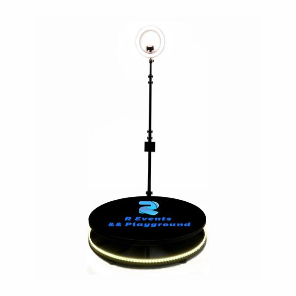 Quality Camera Video Automatic Spin 360 Photo Booth Remote Control Ring Light For Parties for sale