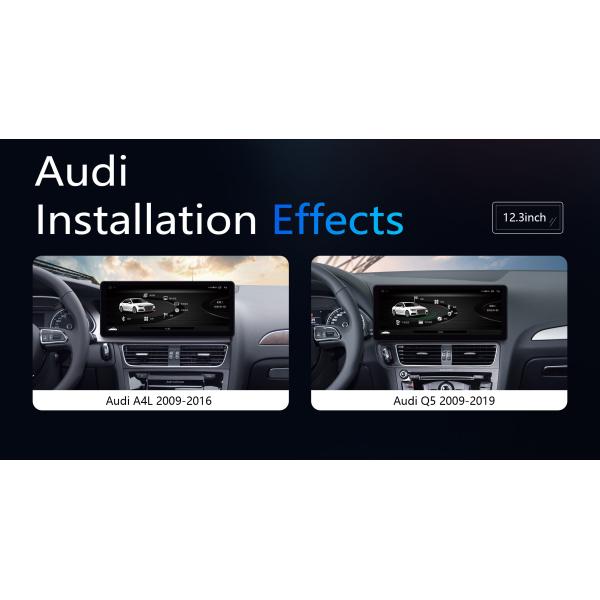 Quality 1920*720 Audi Android Head Unit Car Navigation 12.3 Inch MT6631 GPS for sale