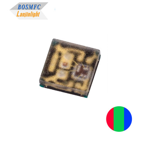 Quality Super Bright Multi Color PLCC4 2020 RGB LED 12mA Built-in IC Individual Intelligent Control for sale