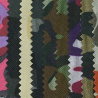 Quality PVC Waterproof 600D Camouflage Print Fabric Durable Woven Nylon for sale