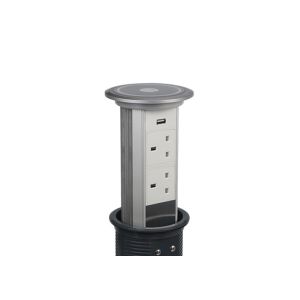 Quality FGGP Electronic Rise And Down Pop Up Kitchen Sockets With 2 Gangs UK Outlets 13A for sale