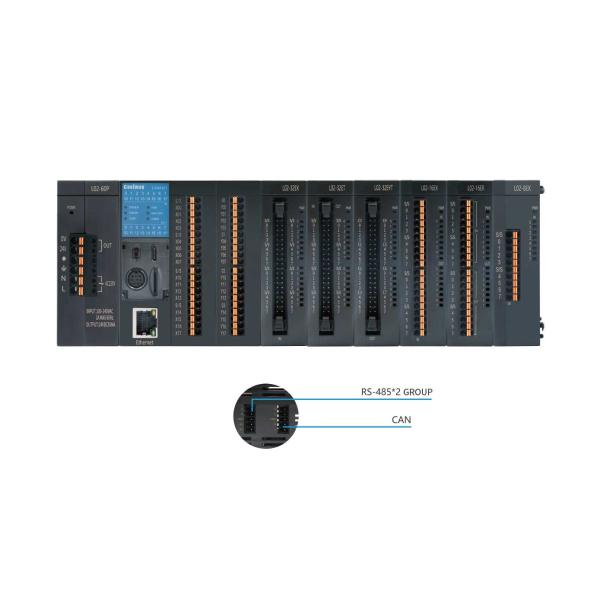 Quality 32K Steps Industrial Control PLC 16DI 16DO Transistor Output Ethernet CAN Port for sale