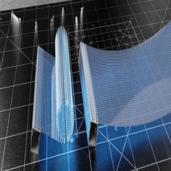 Quality LionLED P4-8 Indoor Flexible Transparent LED Display For Glass Windows Shop/Advertising for sale