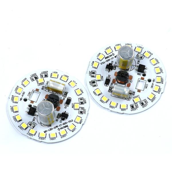 Quality 50mm 15w 18PCS AC LED Module Driverless Down Light Bulb DOB LED PCB for sale