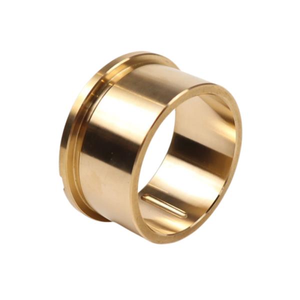Quality Tin Bronze EN Casting Copper Alloy Bearings CuSn12 Sleeve & Flange Bushings For Hydraulic Components for sale