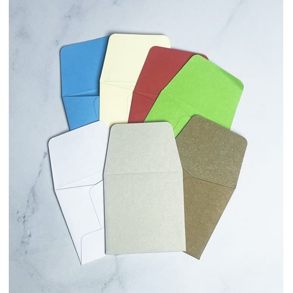 Quality Small Square Coin Envelopes Colour Paper Money Envelopes for Coin And Seed 2 x 2 for sale