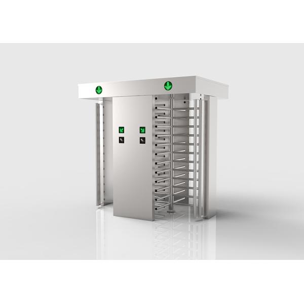 Quality 304 Stainless Steel Full Height Turnstile with Double Lane and Automatic Reset for sale