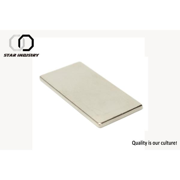 Quality Thin Neodymium Permanent Magnets N52 Grade Neodymium Magnet 40 x 20 x 2mm for sale