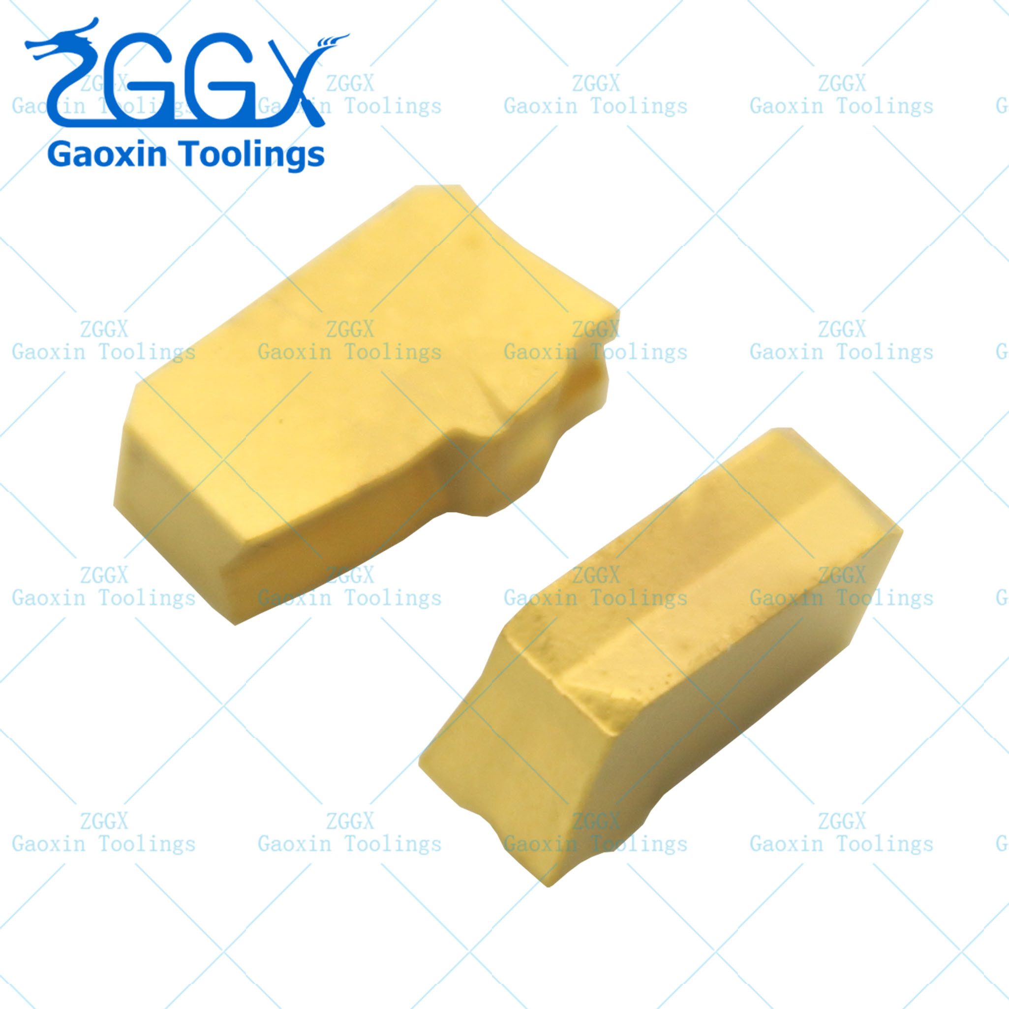 Quality CVD Coating Parting And Grooving Inserts Golden For CNC Machine Cutting Off for sale