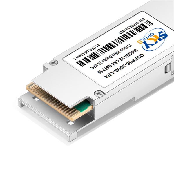 Quality 200GBASE-LR4 transceiver QSFP56 LR4 200G Optical Module With Cooled DML LAN-WDM for sale