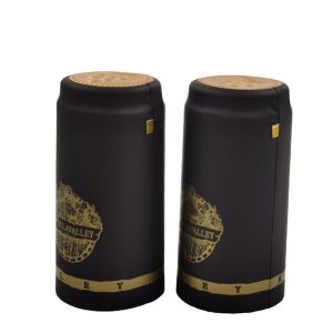 Quality Decorative Tear Strap Wine Bottle Shrink Caps Heat Shrinkage 35mm Diameter for sale