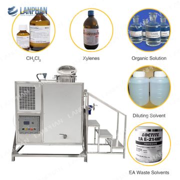 Quality Industrial Ethyl Acetate Cleaning Solvent Recovery Distillation Machine Solvent for sale
