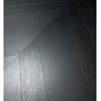 Quality Cool Black Oak Chevron Engineered Wood Flooring 510 X 90 X 15MM for sale