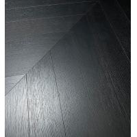 Quality Cool Black Oak Chevron Parquet Engineered Wood Flooring for sale