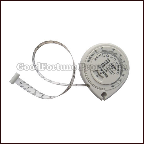 Quality BMI Tape with Body Fat Analysis Mass Index Tape Measure with logo fitness for sale