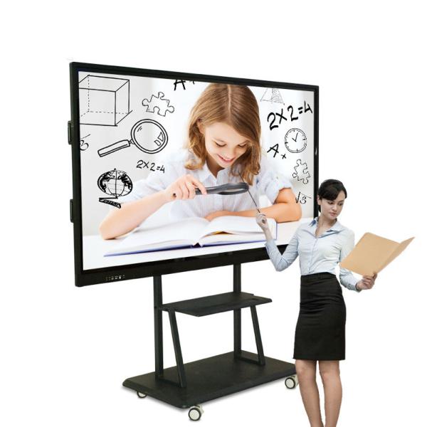 Quality Interactive Multi Touch Digital Signage 75 Inch Aluminum Alloy Frame Material for sale