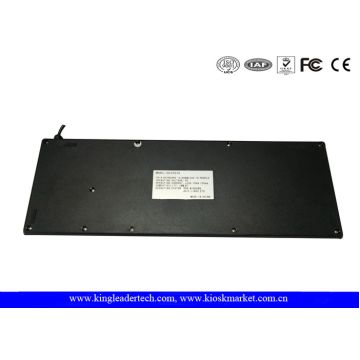 Quality Plastic Industrial Computer Keyboard With Function Keys And Integrated Trackball for sale