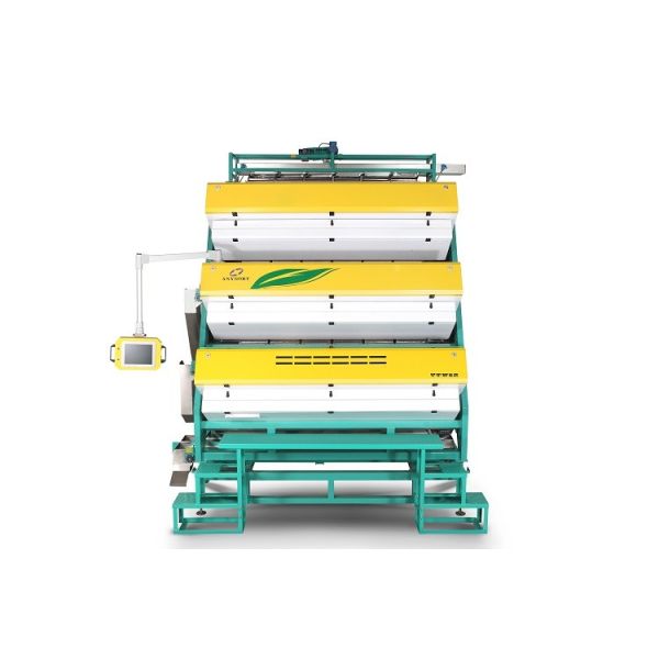 Quality Anysort LED Optical Green Tea Sorting Machine , Tea Leaf Processing Equipment for sale