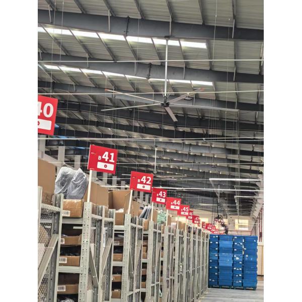 Quality Ultra-high Efficient PMSM Technology Big Wind Big Torque Industrial Ceiling Fans for sale