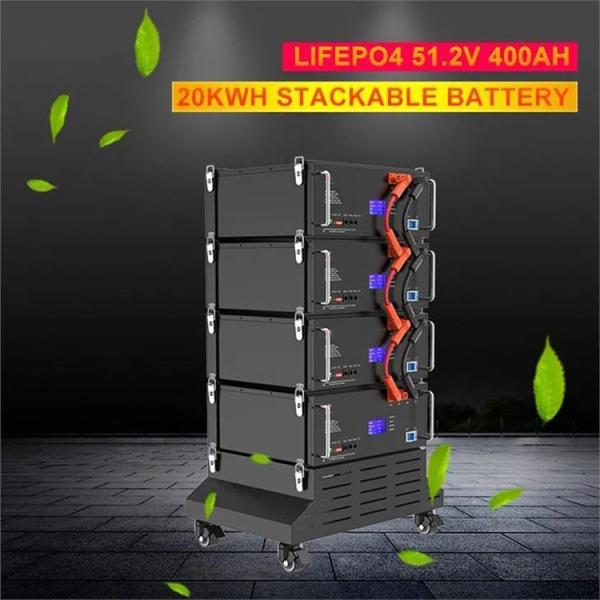 Quality Deep Cycles Stacked Lithium Battery Pack LiFePO4 Battery Customization for sale