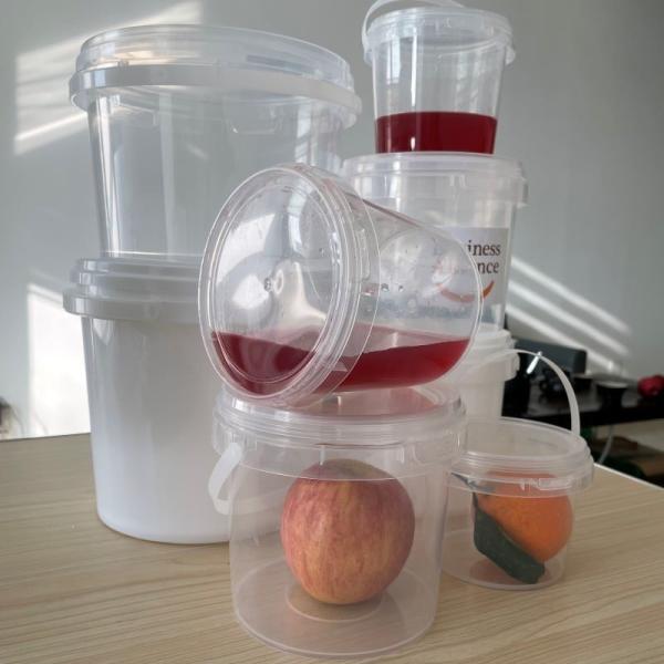 Quality Customize Plastic Container Small Plastic Bucket with 500ml Capacity and for sale