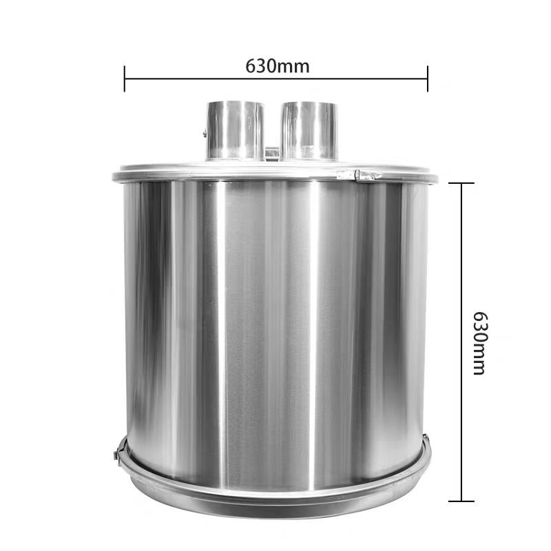 Powder coating hopper operational view