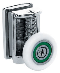Quality Special PVC SS304 Home Bathroom Door Rollers / Shower Door Bottom Rollers for sale