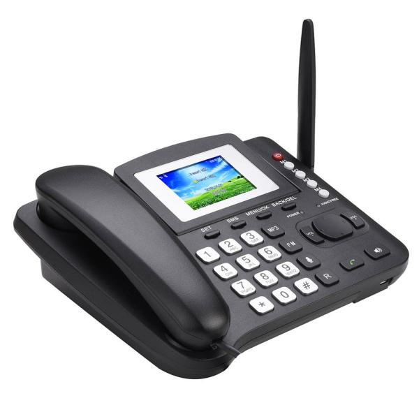 Quality Color Display SIM Card Wireless Phone , GSM SIM Type Landline Phone Backup Battery for sale