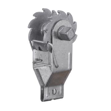 Quality EFA050 Pre Galvanised Plate Spring Clip Electric Fence Strainer for sale