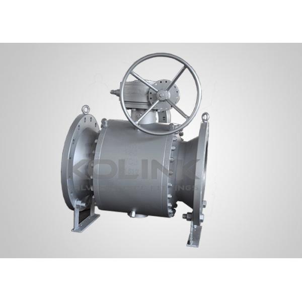 Quality Reduced Port Trunnion Ball Valve API 607 Fire Safe DN50-DN1200 for sale