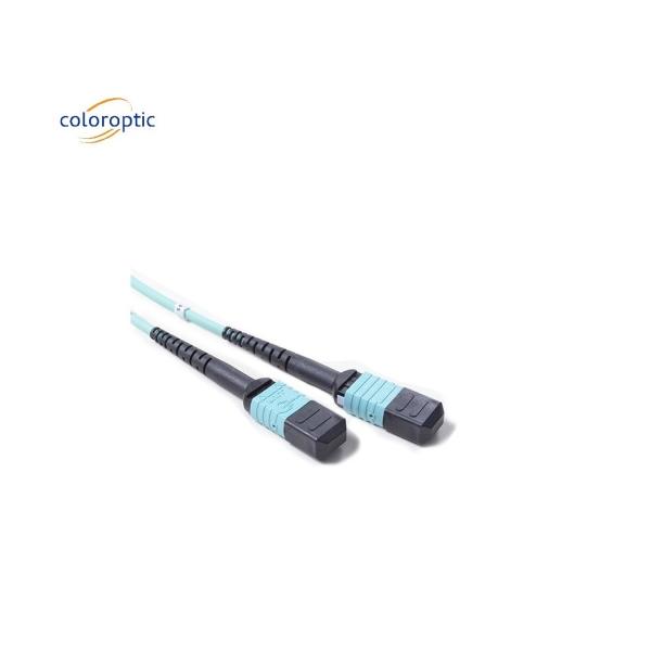 Quality Jacket Material Patch Cord Cable With MPO Connector For Telecommunication for sale