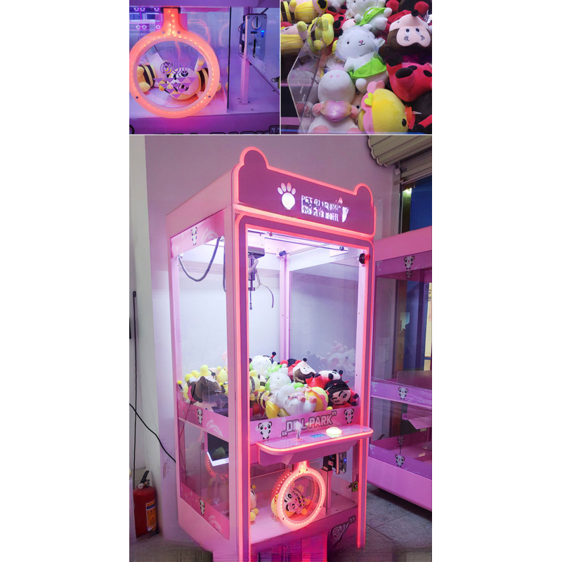 Full machine view with decorative panels