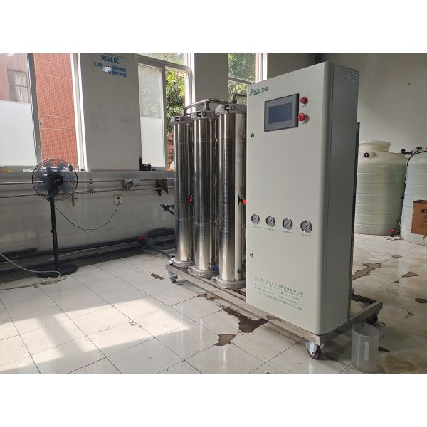 Quality 1200LPH Double Stage Reverse Osmosis System For Desalination for sale