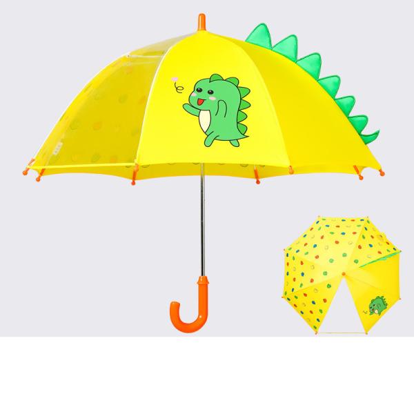 Quality Fiberglass Ribs Children Umbrella with Adorable Cartoon Ears and Transparency for sale