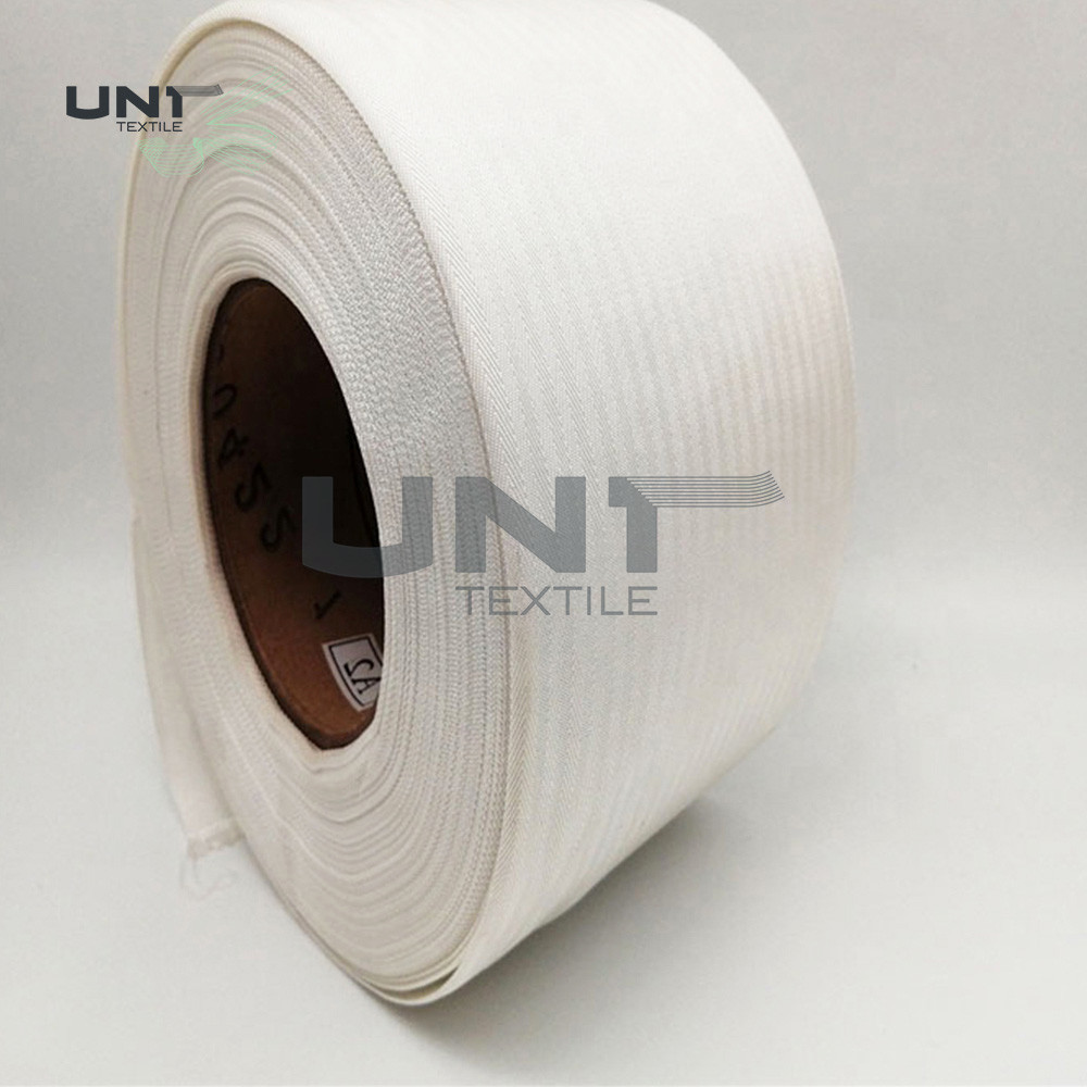 Quality White Woven Garments Accessories Nylon Wrapping Tape With Coating for sale