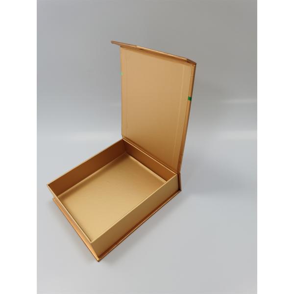 Quality Golden Custom Embossed Boxes Aseptic Flat Pack Cardboard Boxes Degradable for sale