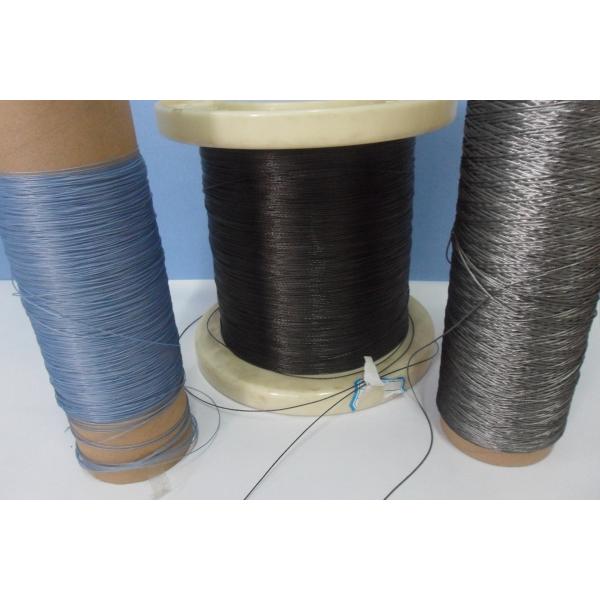 Quality flexibility Metal Sewing Thread , 12um Conductive Thread For Gloves for sale