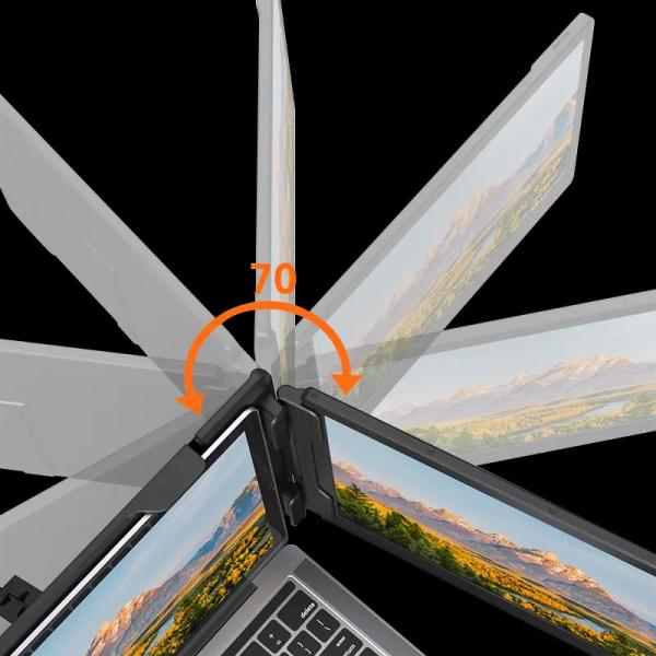 Quality 14Inch IPS Portable LCD Monitor hdmi For Laptop USB C Extender Dual Screen for sale